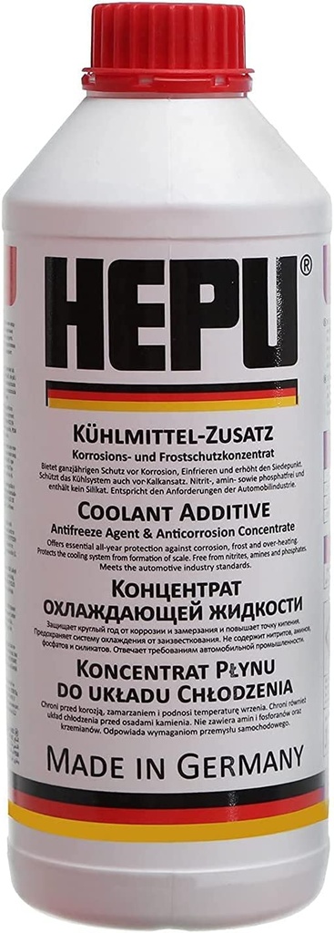 Hepu G12 Concentrated Red Coolant - German Quality | Shop Egypt